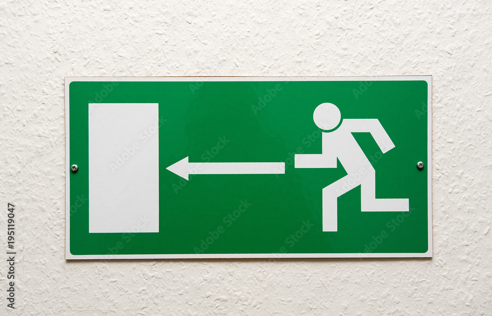 Fluchtweg Stock-Foto | Adobe Stock