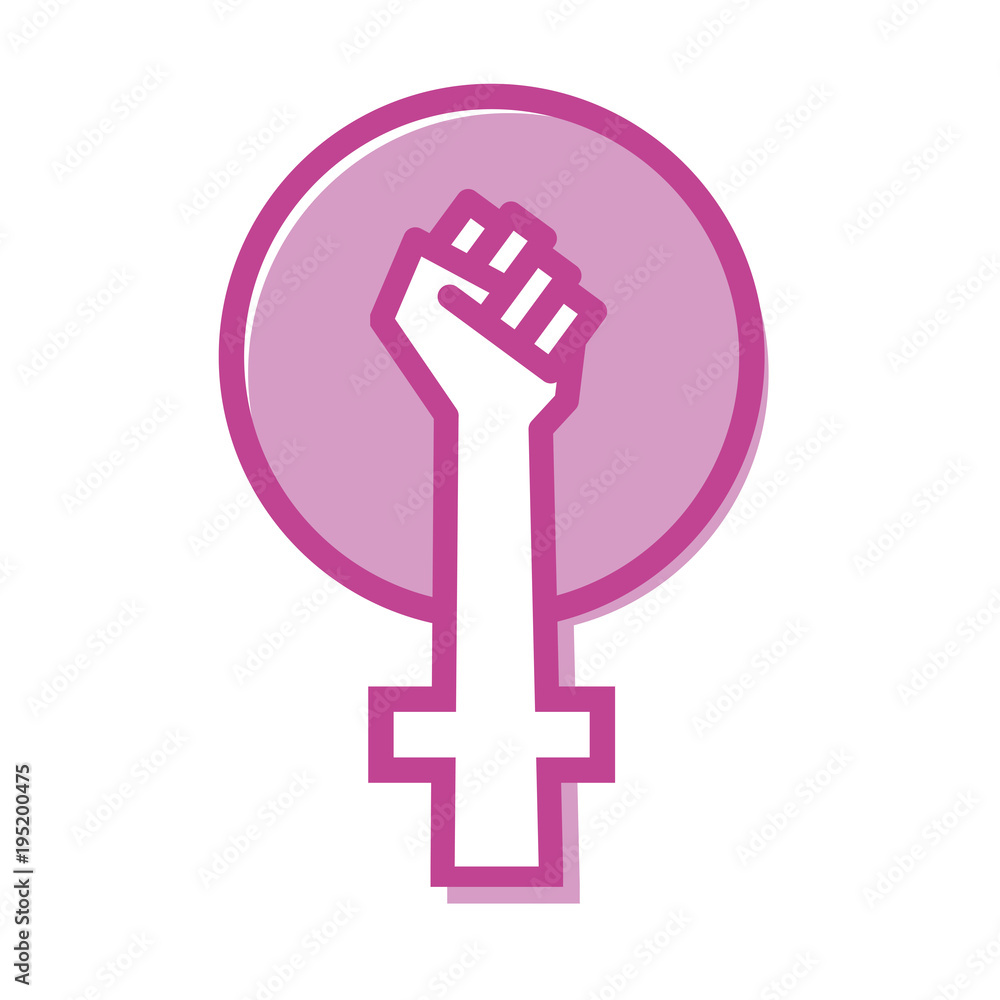 Feminism sign-icon Stock Vector | Adobe Stock