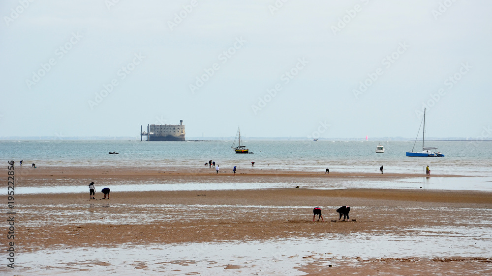 Fort Boyard fortification on the French west coast foto de Stock ...