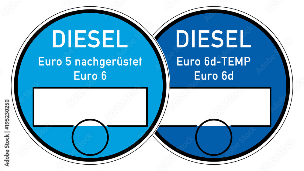 Euro 6 Diesel Plakette