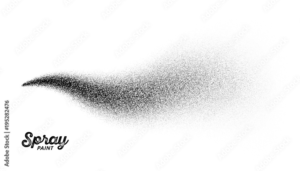 Spray Paint Splatter Vector