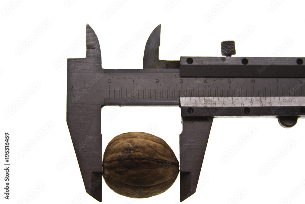 vernier caliper isolated on white background Stock Photo | Adobe Stock