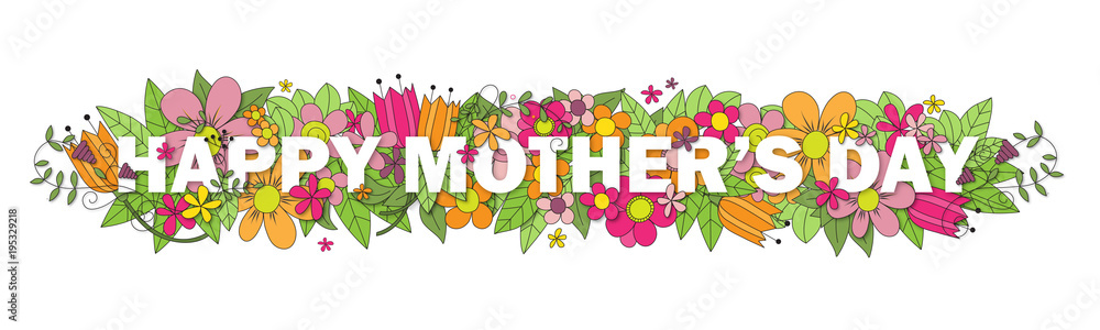 Mothers Day Banner Clipart