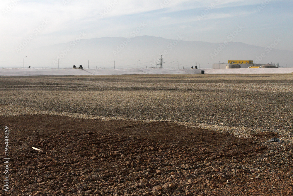 Тhe landfill for non-hazardous waste (garbage) at Yana, Kremikovtzi ...
