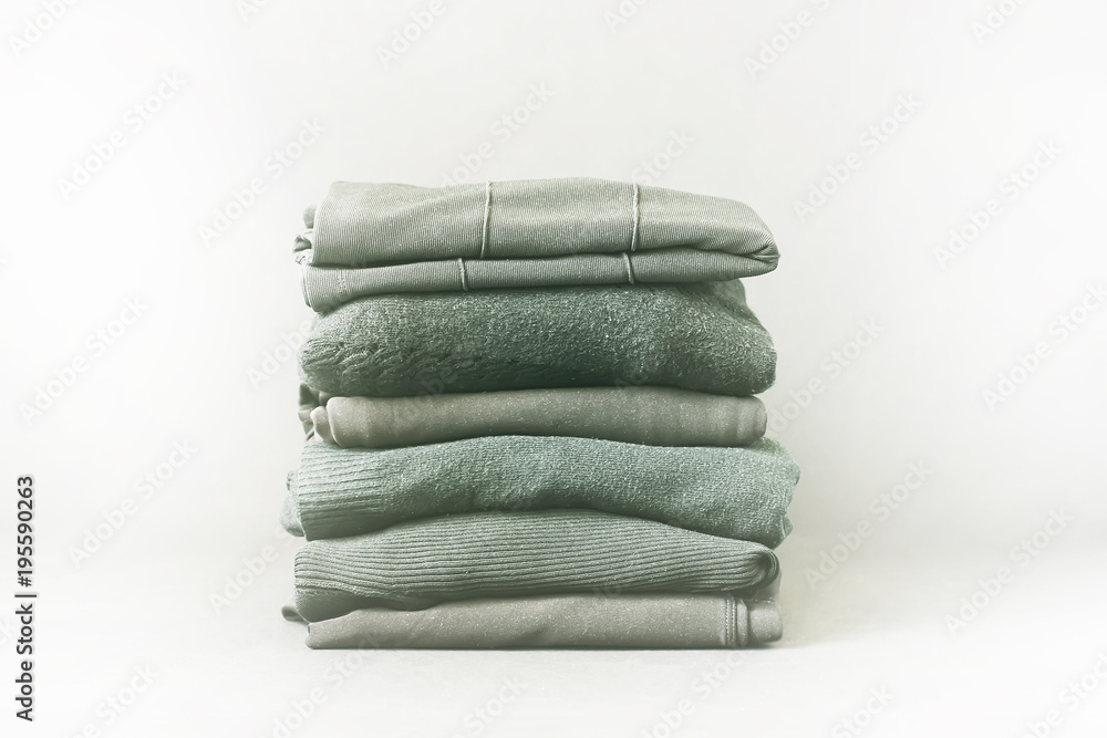 Folded Pile Of Clothes
