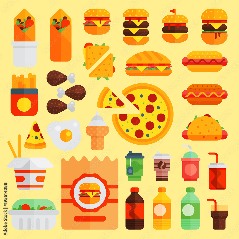 Restaurant Food Cartoon