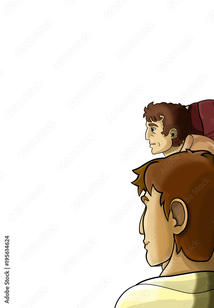 Behind Crowd Looking Up