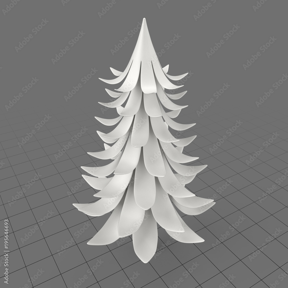 Curly pine tree Stock 3D asset | Adobe Stock