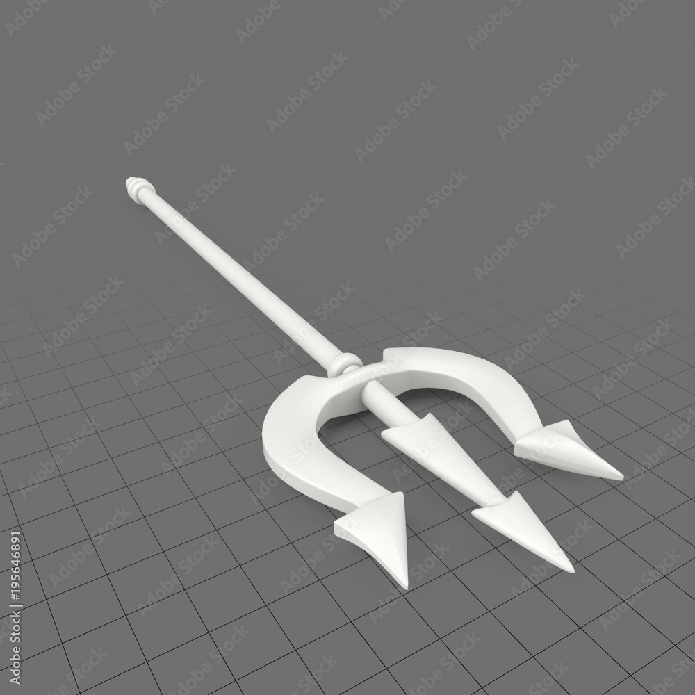 Trident Stock 3D asset | Adobe Stock