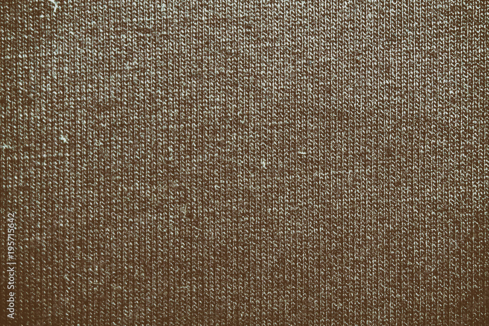 Dark Autumn Maple background from a textile material with wicker, close ...