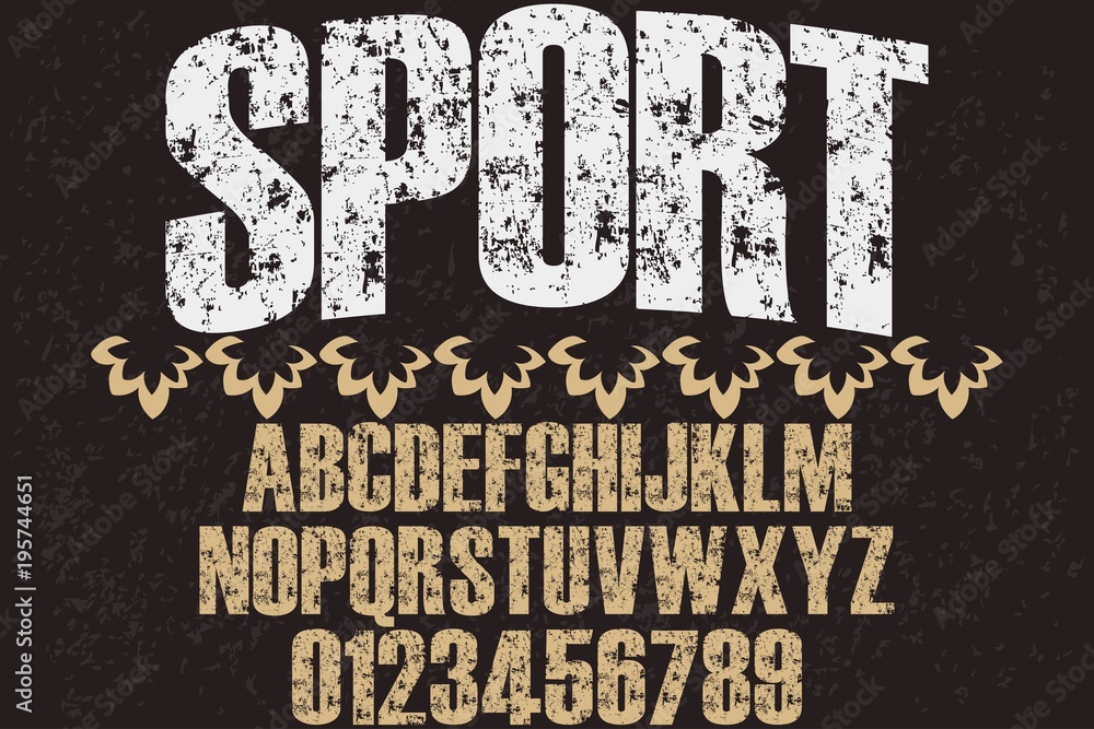 Vintage Font handcrafted vector script alphabet,design handwritten ...