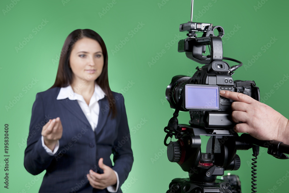 News Studio Cameraman