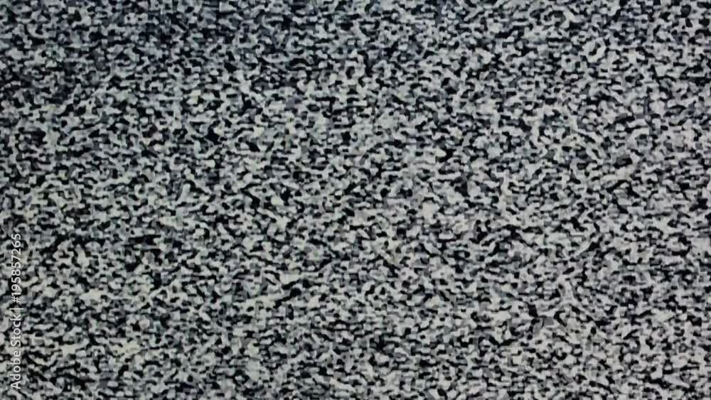 TV static noise background Stock Video | Adobe Stock