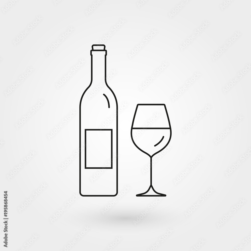 Wine Glass Outline