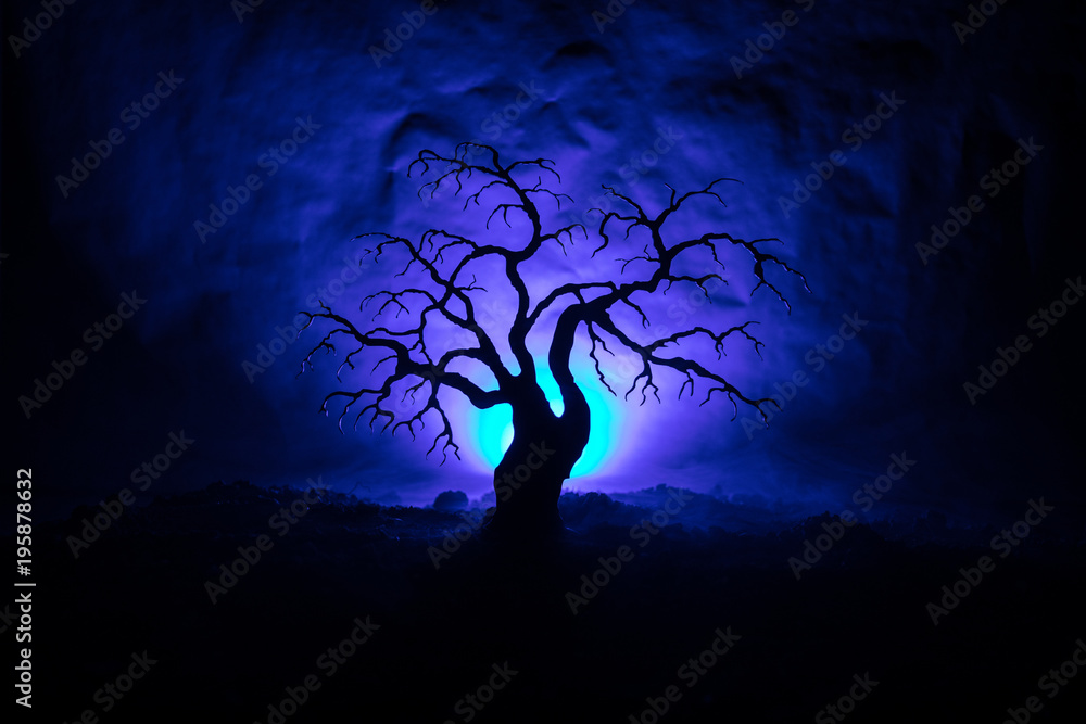 Scary Foggy Moon