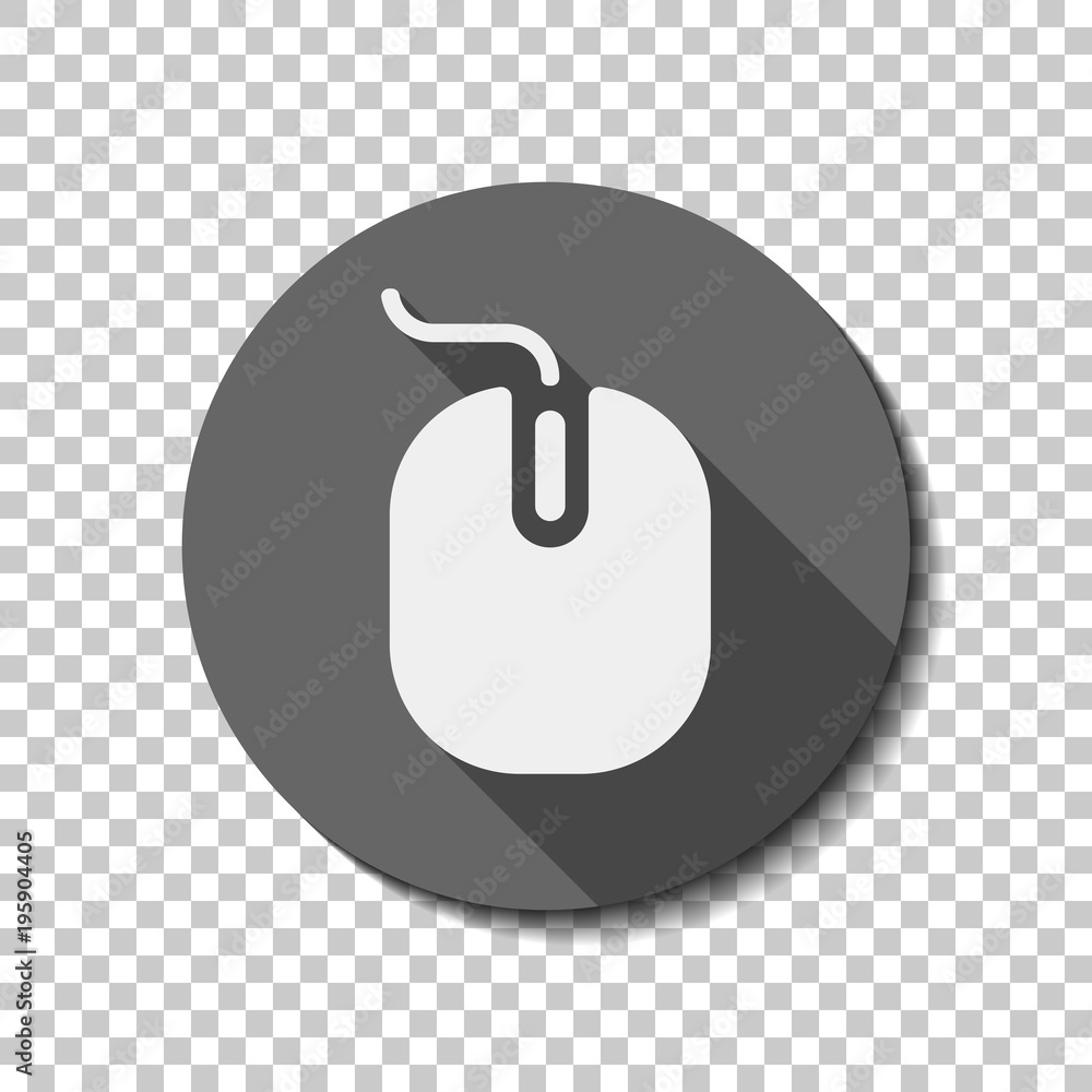 Mouse Icon Circle Vector