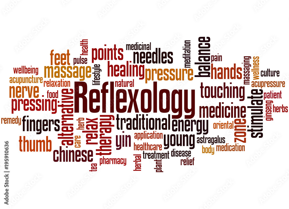 Poster Reflexology word cloud concept 3 – Wall Art | UkPosters