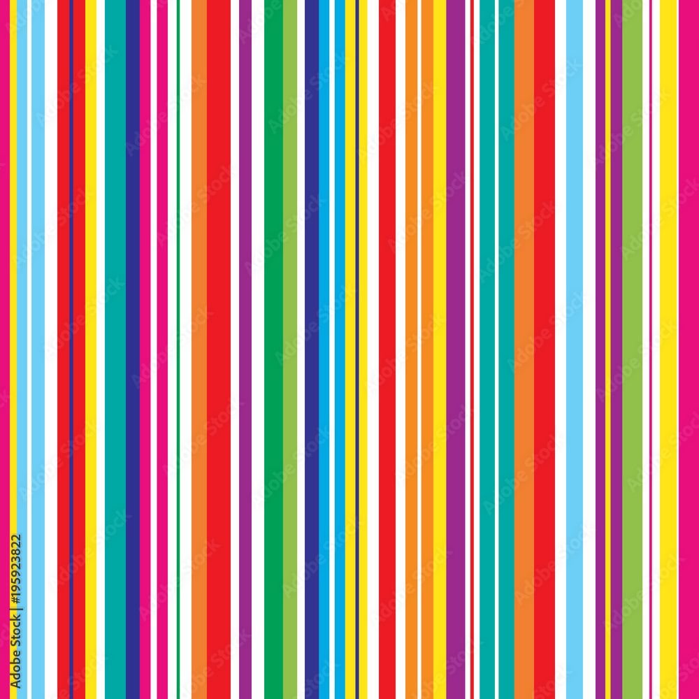 Bright Colourful Stripes