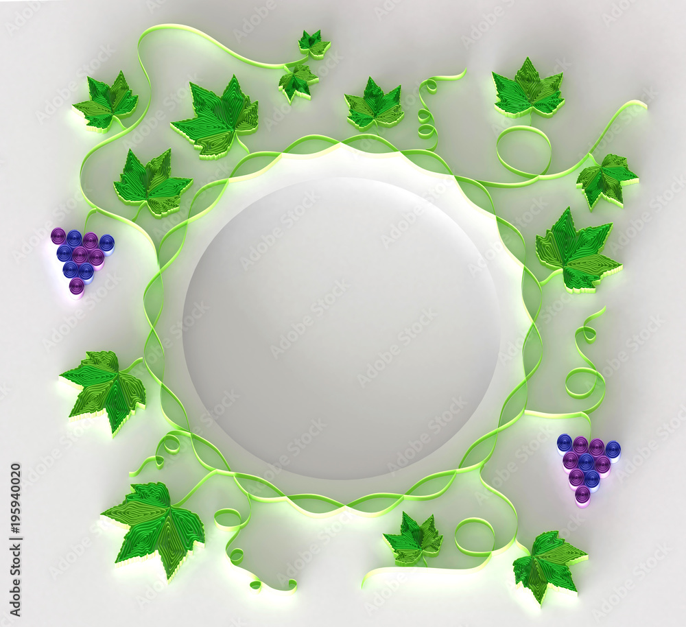 Paper Quilling Frame Borders