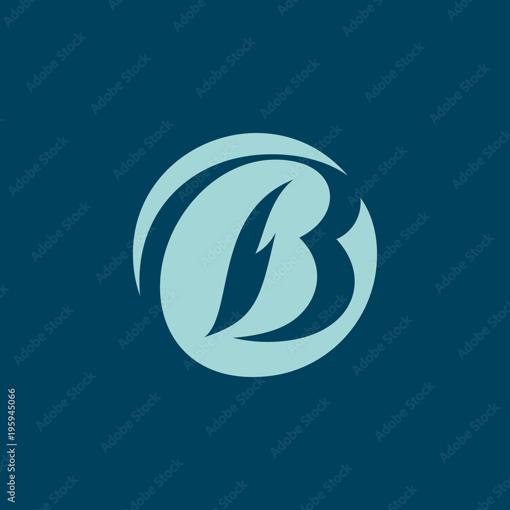 Sign the letter B Stock Vector | Adobe Stock