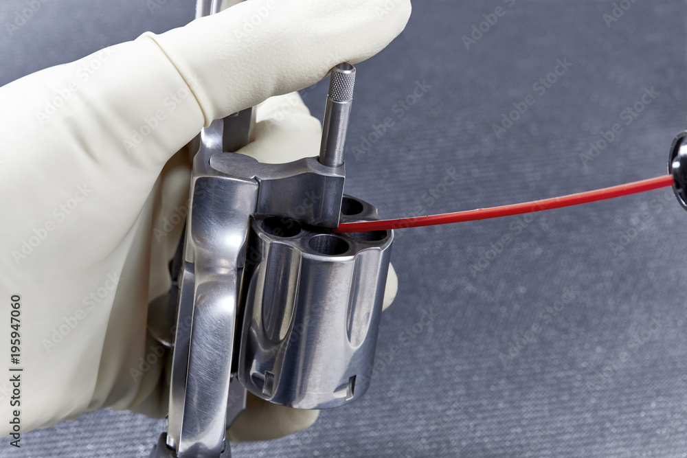 Lubricating a Revolver Stock Photo | Adobe Stock