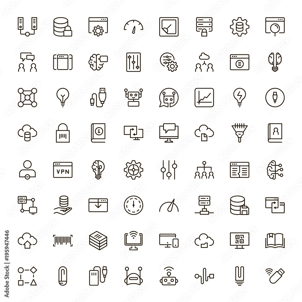 Machine learning Stock Vector | Adobe Stock