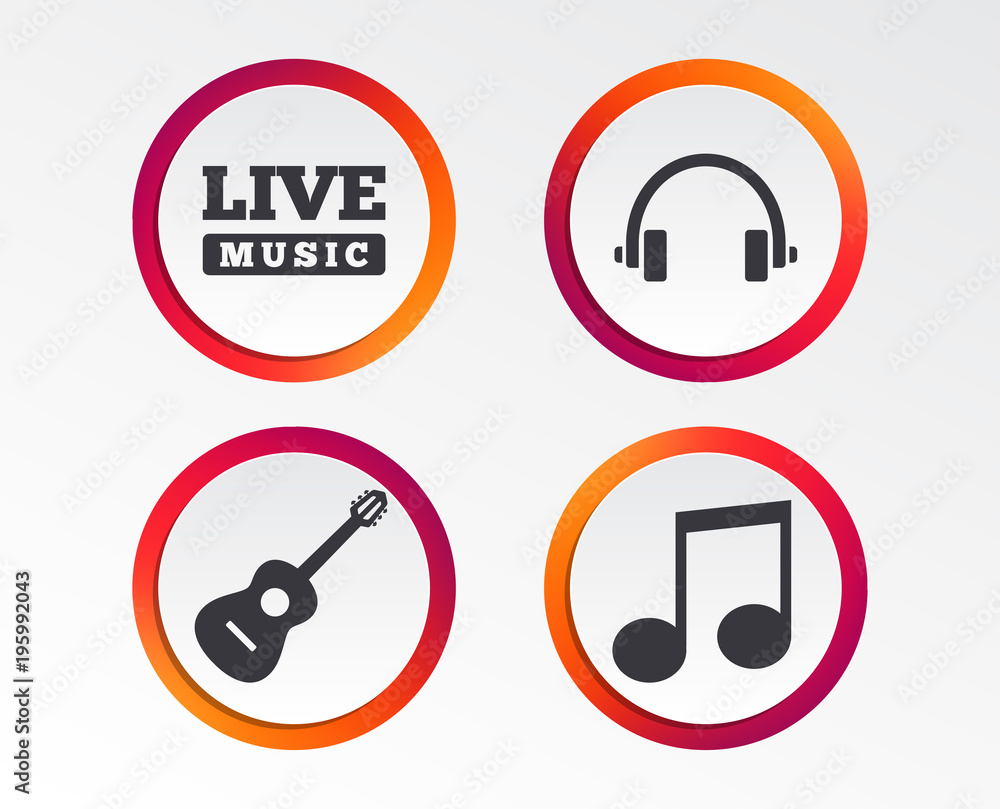 Live Music Icon Vector