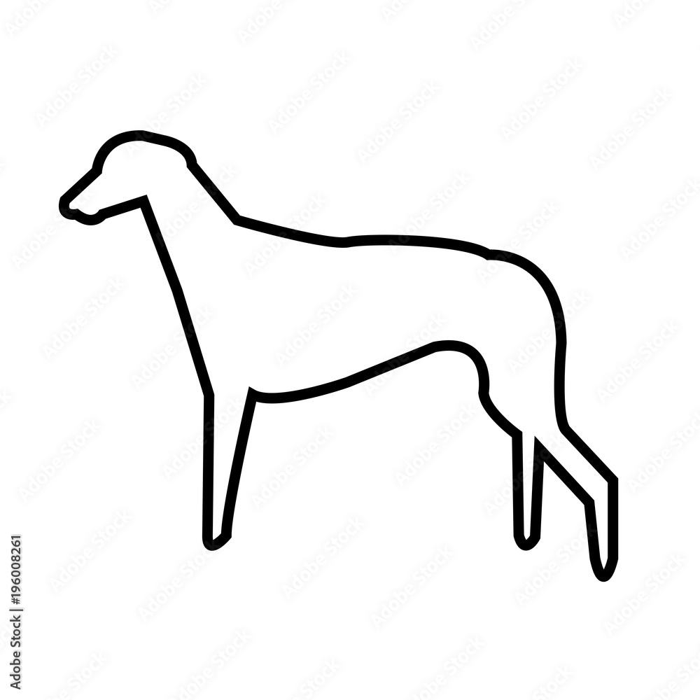 Greyhound Outline