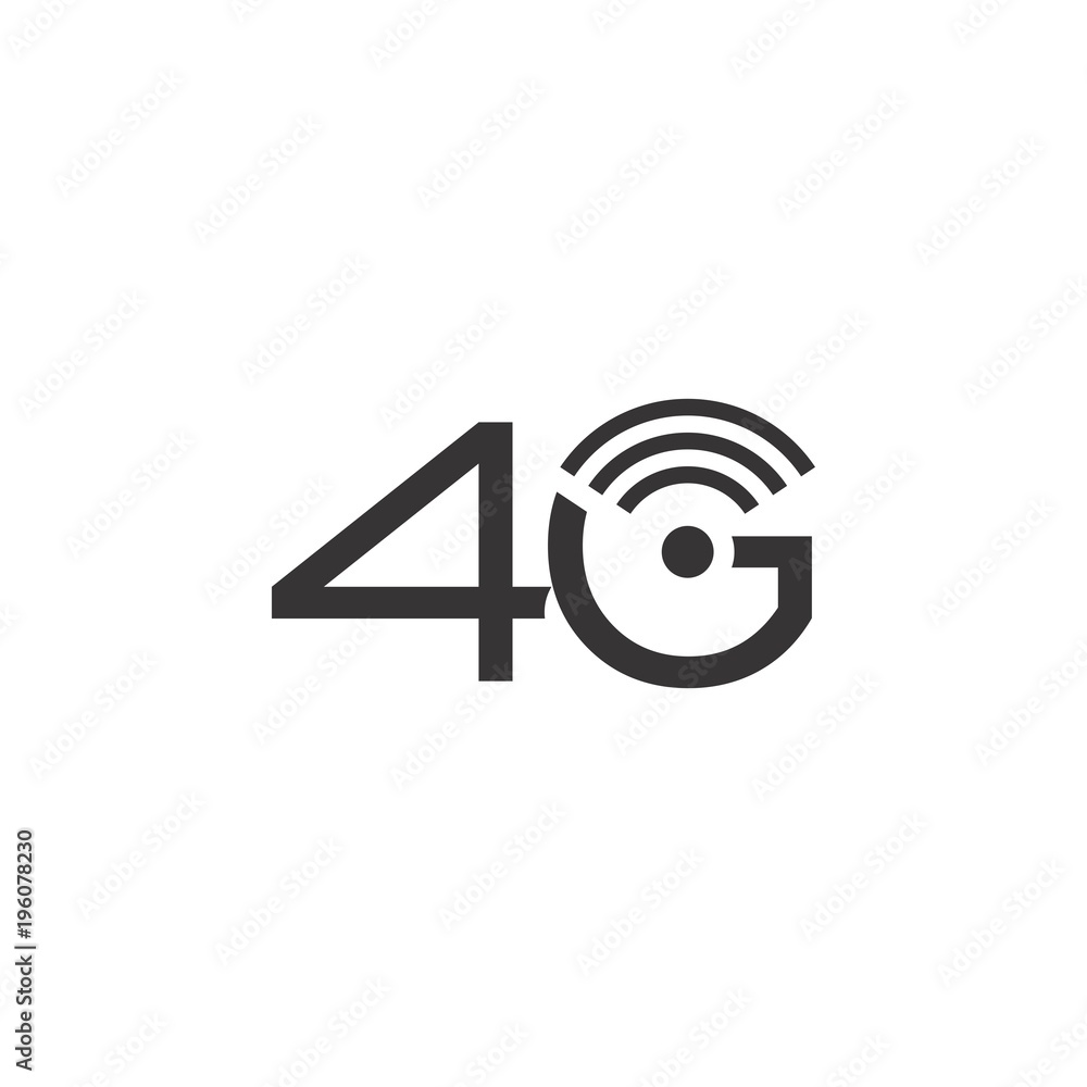4G LTE logo Stock Vector | Adobe Stock