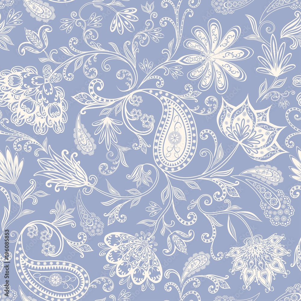 Seamless pattern in ethnic traditional style. Stock Vector | Adobe Stock