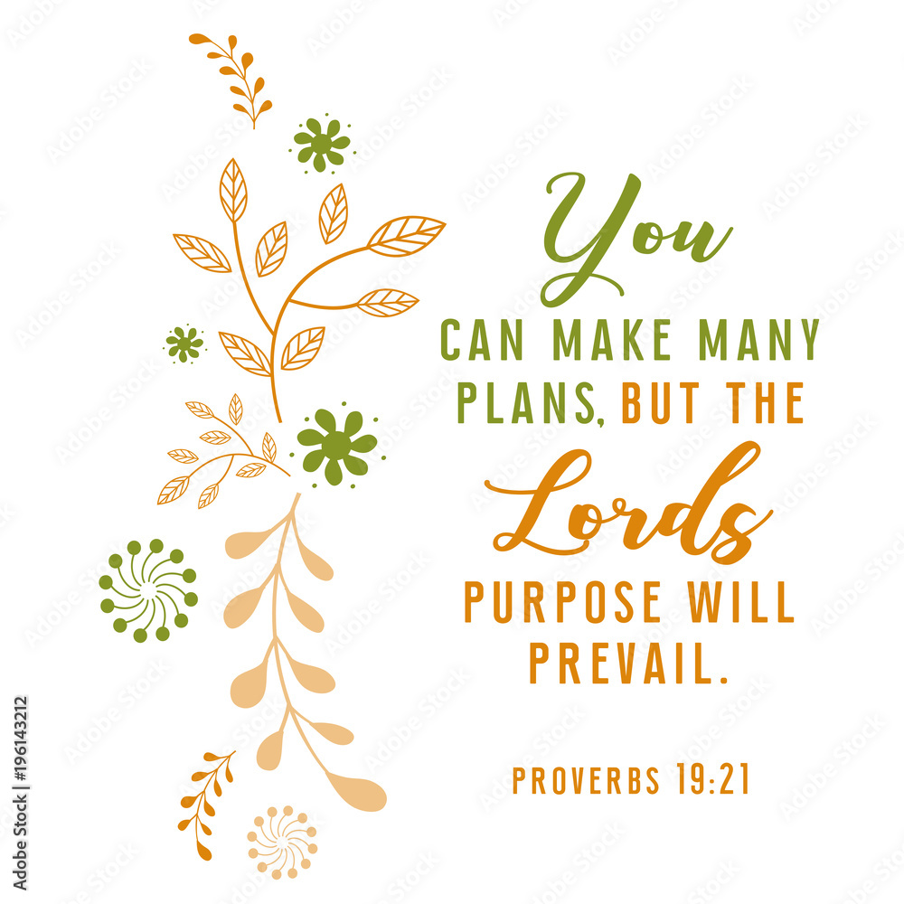 Bible quote, verbs with wreath design, vector illustration Stock Vector ...