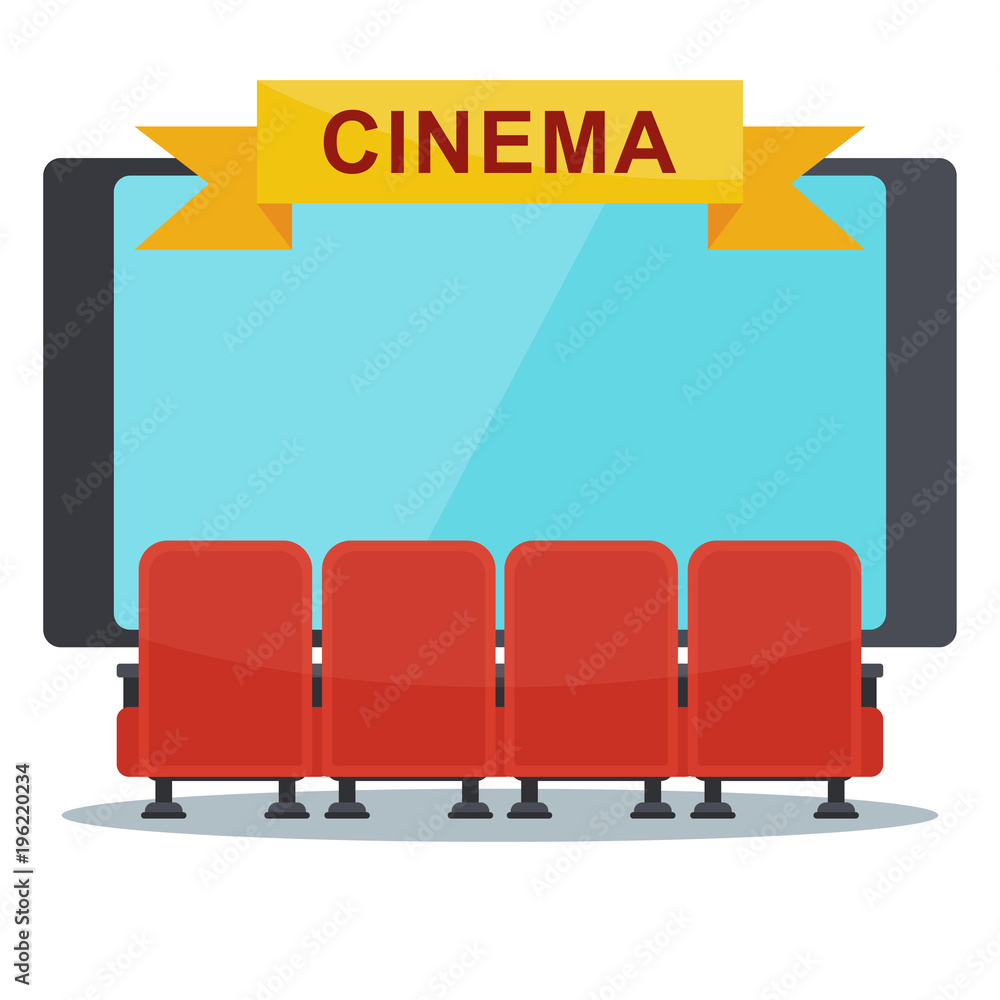 Cartoon Movie Theater Seats