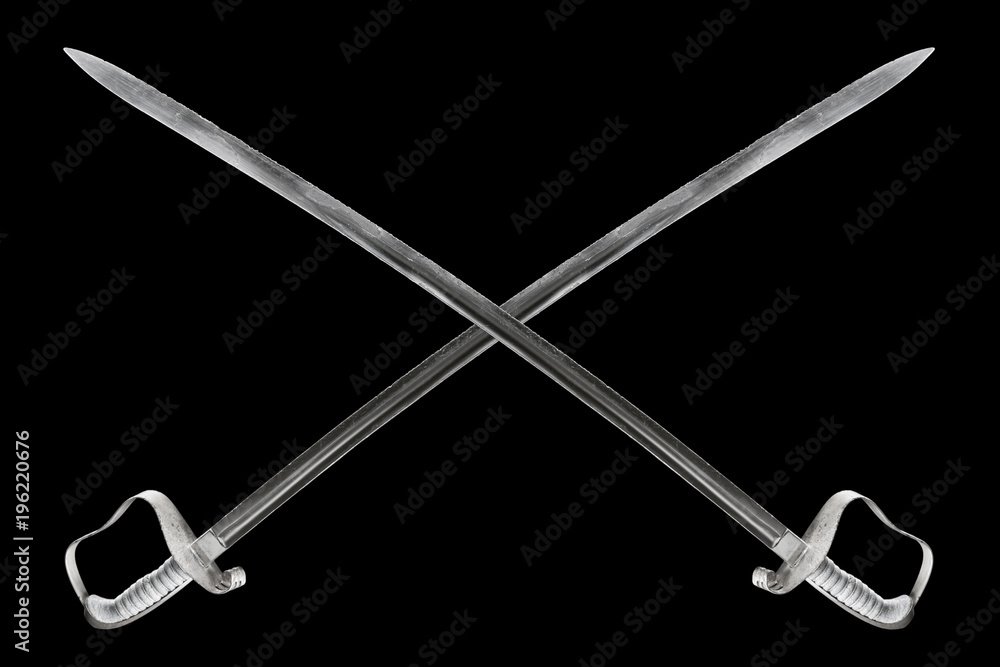 crossed saber Stock Photo | Adobe Stock