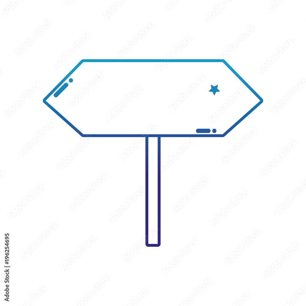 degraded line warning metal notices traffic symbol Stock Vector | Adobe ...