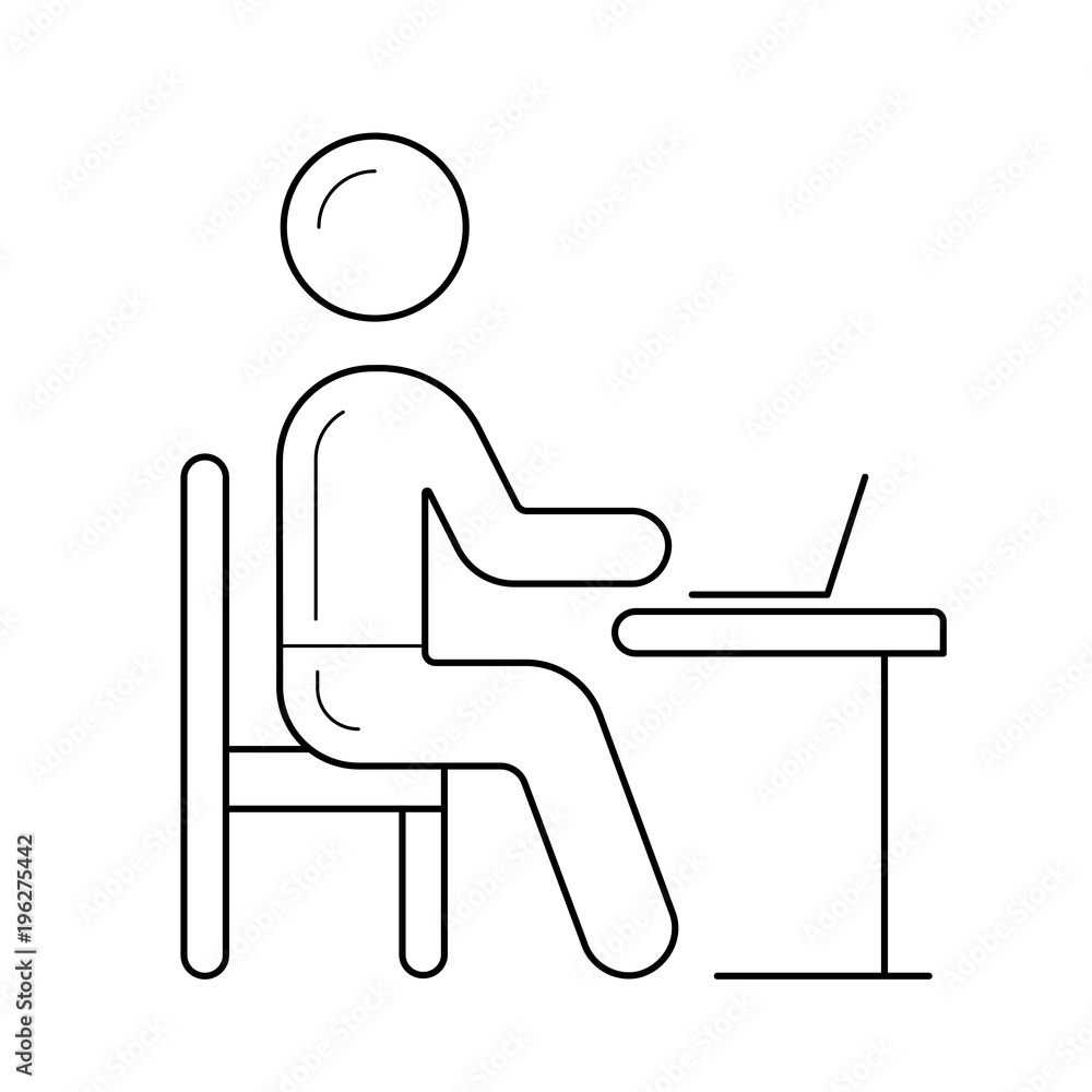 Student Sitting On Chair