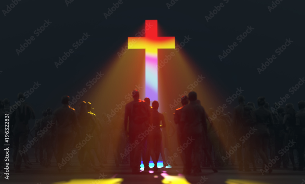 People Near The Cross