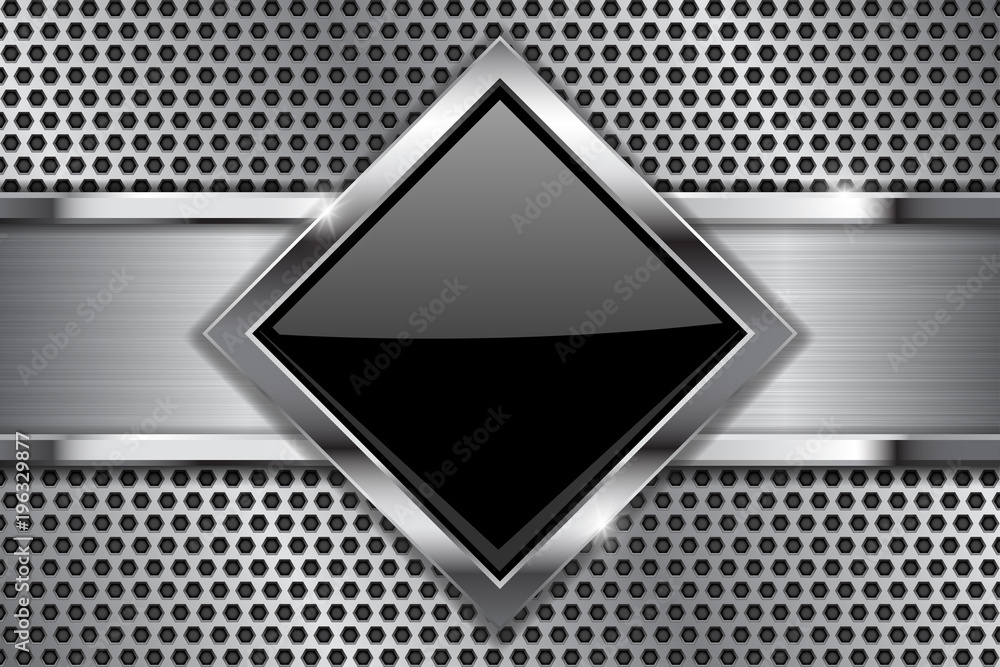 Background Metal And Glass