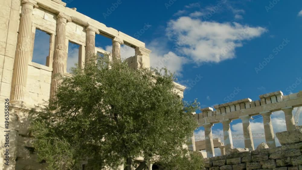 Ancient Greek Ruins. The Acropolis is one of the most important ancient ...