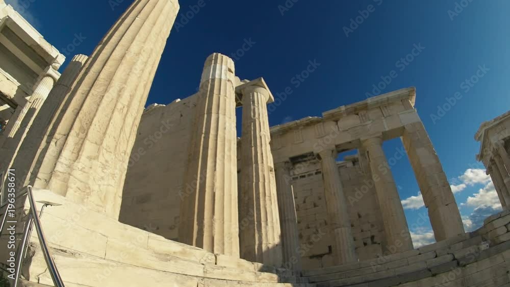 The Ruins of the Acropilos in Greece. The Acropolis is one of the most ...