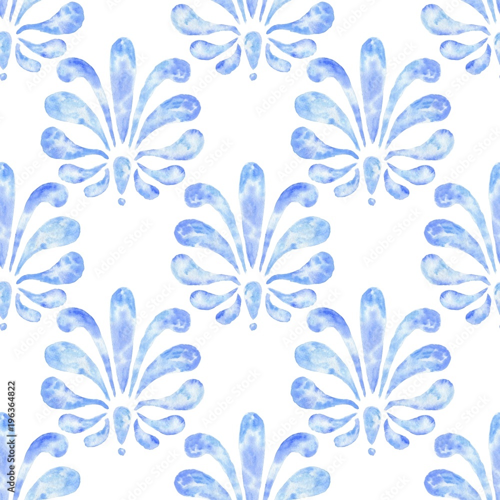 Blue Seamless Repeating Background