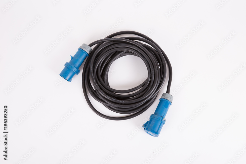 CEE plug and adapter for caravan and motorhome. electric cable energy ...