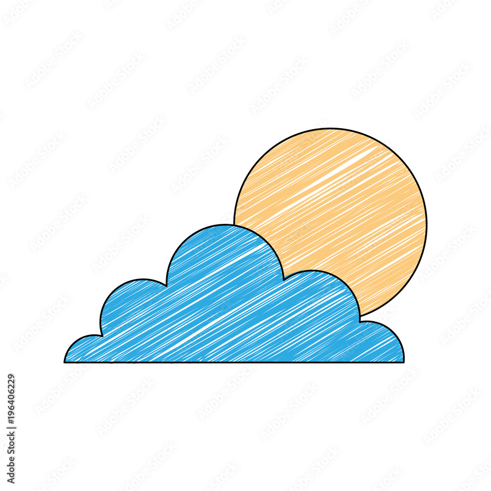 Colorful Cloud Drawing
