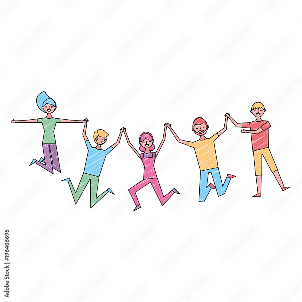 Happy People Illustration
