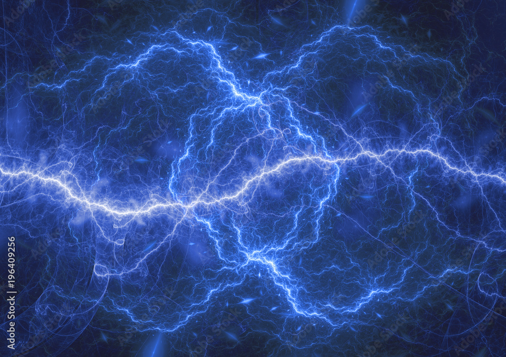 Abstract Lightning Storm