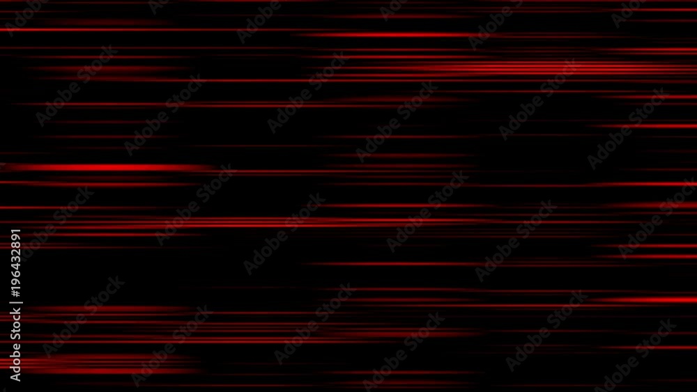 Looping animation of red and black horizontal lines oscillating. vídeo ...
