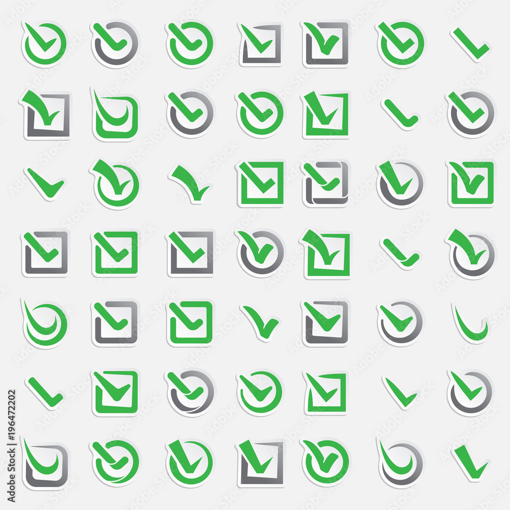 Checkbox Icon Set