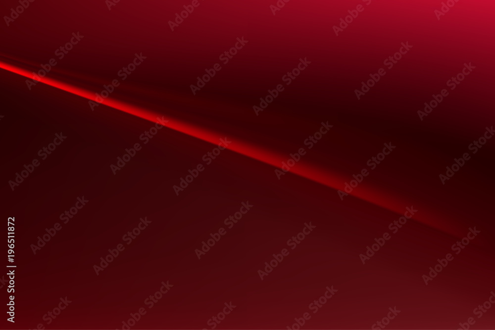 Abstract red curve background with copy space for write text. Modern ...