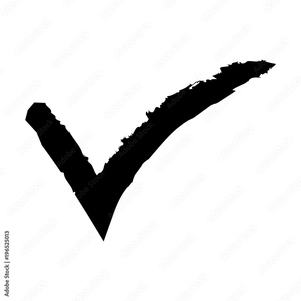 Checkmark icon, check mark Stock Photo | Adobe Stock