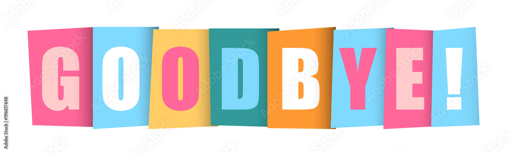 Goodbye Banner Clipart