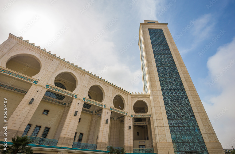 Oran - June 03, 2017: Ibn Badis central mosque of Oran, Algeria Stock ...